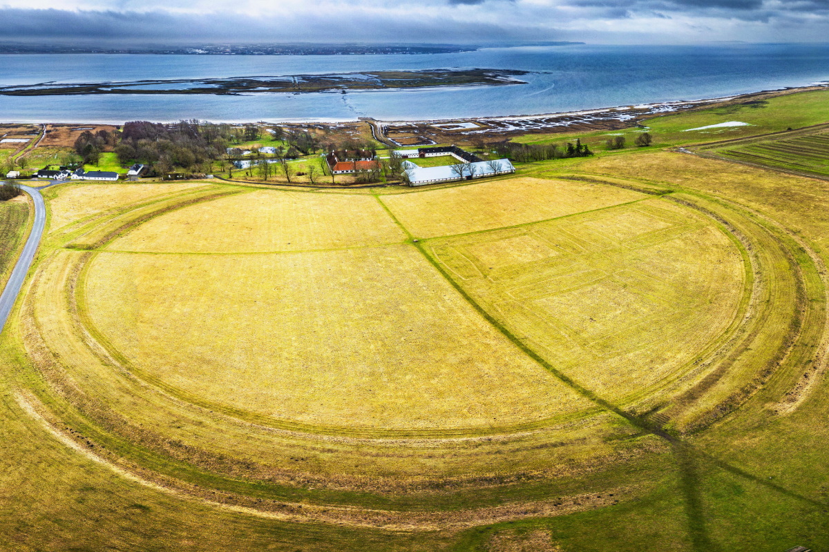 Danish Viking King Harald Bluetooth built a network of ring fortresses ...